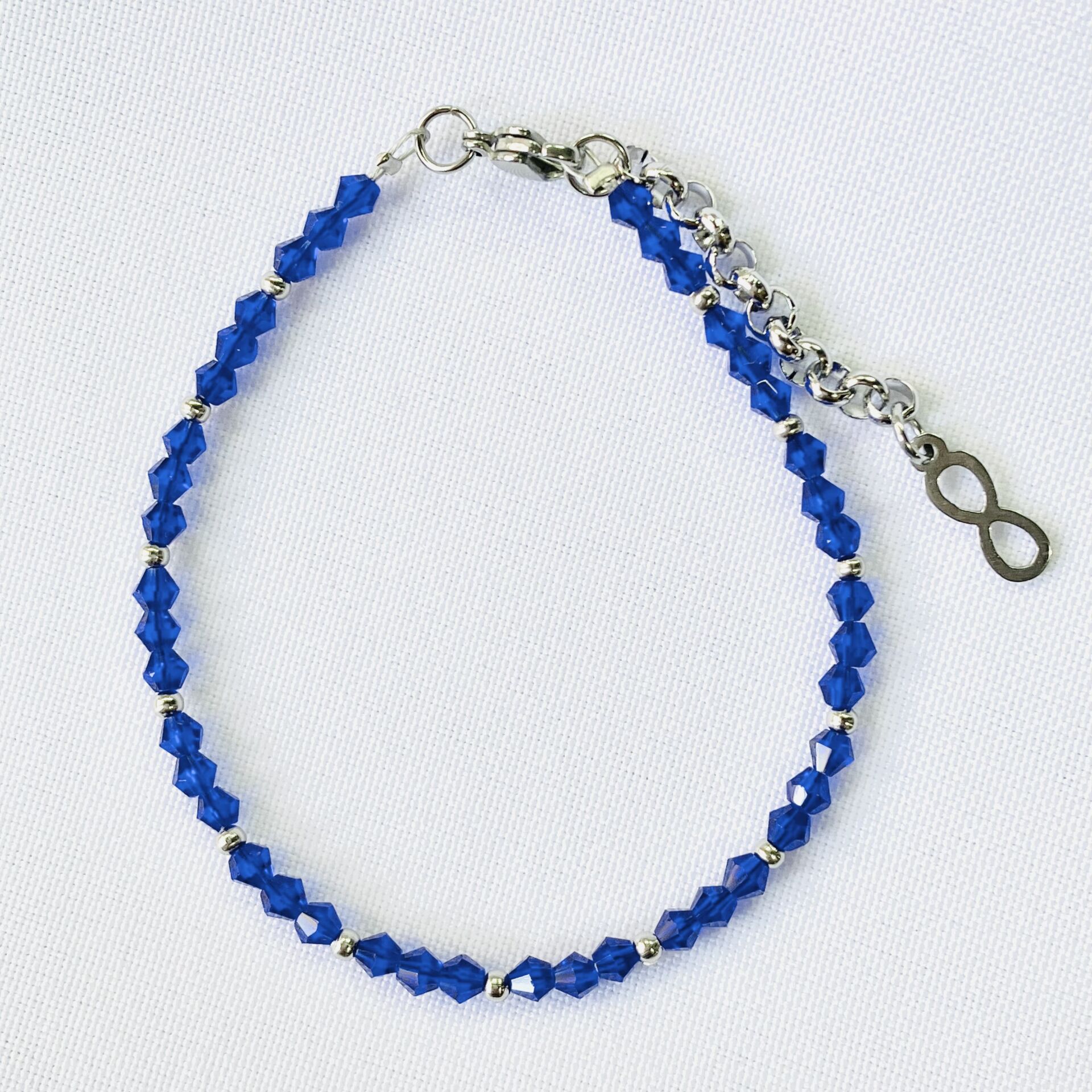 Pulsera Mini Cristales Azules – Piedra del sol – Bijouterie