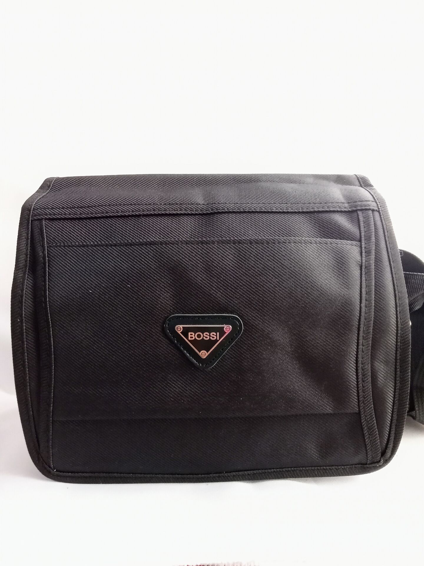 Morral Negro con Solapa – Piedra del sol – Bijouterie